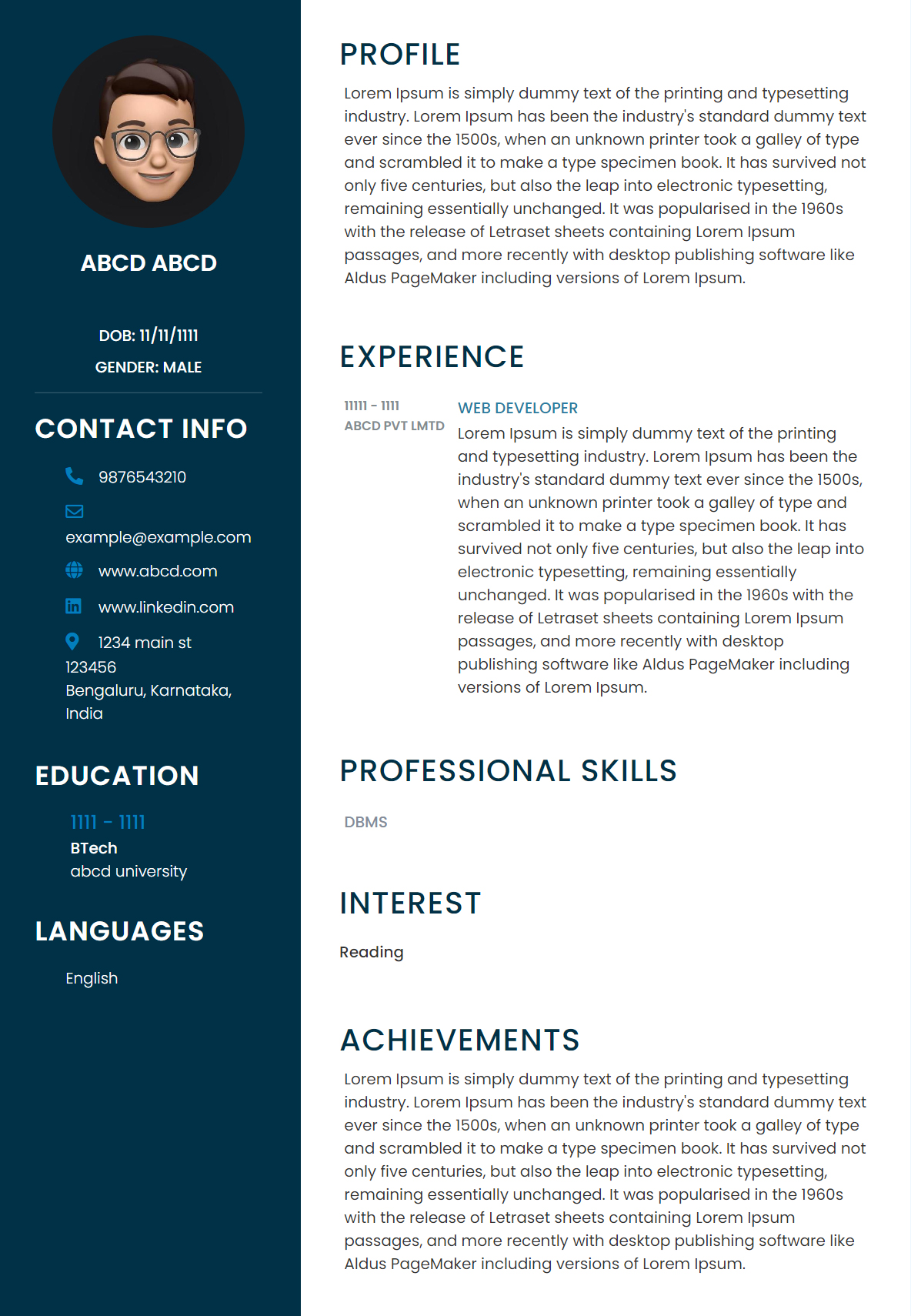 Resume Builder